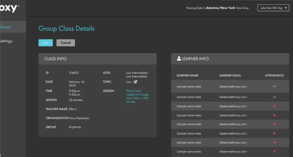 Voxy Teacher Platform Overview – Voxy Partner Support